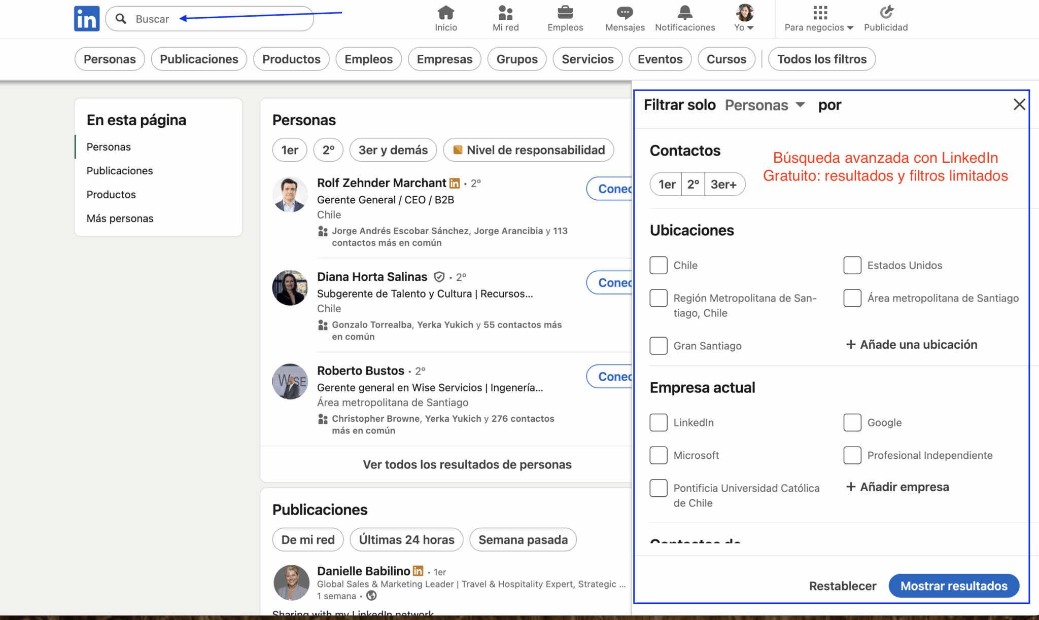 LinkedIn gratuito vs Sales Navigator: por qué tus resultados dependen del tipo de búsqueda que ...